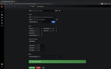 Install And Configure Grafana With Prometheus On The Aws Ubuntu 1804 Lts Ec2 Instance