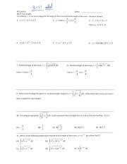 Calculating Arc Length For Curves A Step By Step Guide Course Hero