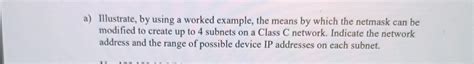 Solved Please Illustrate By Using A Worked Example The Chegg Com