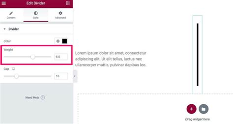 How To Add A Vertical Divider With Elementor PluginsForWP