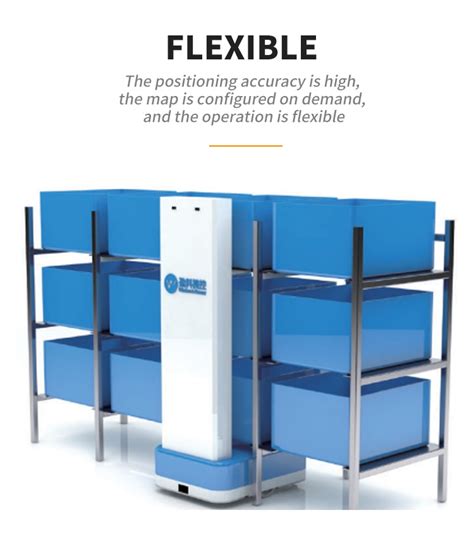 Agv Robot Automated Guided Vehicle Transport Pallets Load Lifter Warehouse Logistic Agv Robot