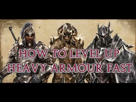 Skyrim Special Edition How To Level Up The Heavy Light Armour