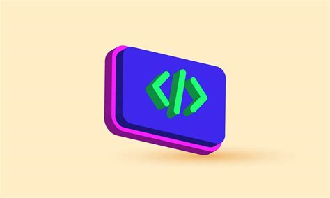 Unique 3d Style Comment Box Coding Icon Trendy Symbols Isolated On