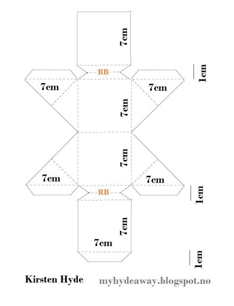 Pop Up Box Card Template Free Printable Templates