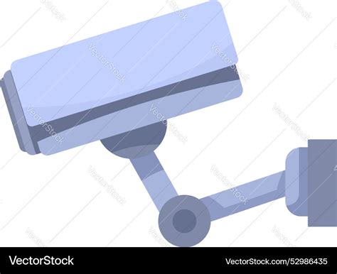 Modern Security Camera Monitoring The Area Vector Image