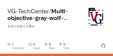 Github Vg Techcentermulti Objective Gray Wolf Optimization Algorithm