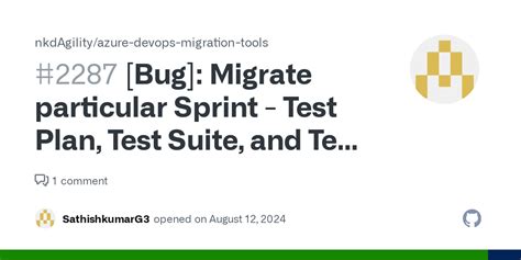 Bug Migrate Particular Sprint Test Plan Test Suite And Test Case
