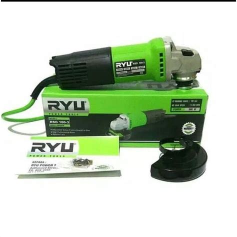 Jual Mesin Gerinda Tangan Ryu Angle Grinder Ryu Rsg 100 3 Shopee Indonesia
