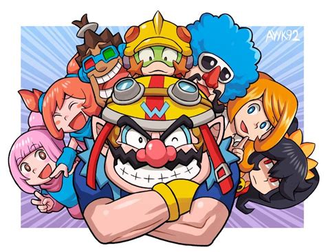 Ashley Wario Mona Ana Kat And 3 More Warioware Drawn By Ayyk92 Danbooru