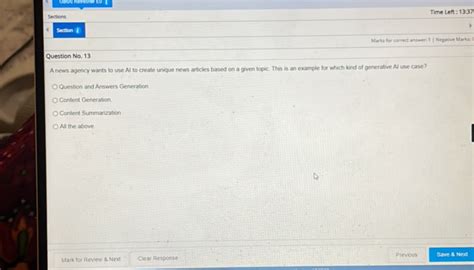 Sections Time Left Sextion Marks For StudyX