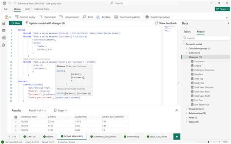 Dax クエリ Dax Microsoft Learn