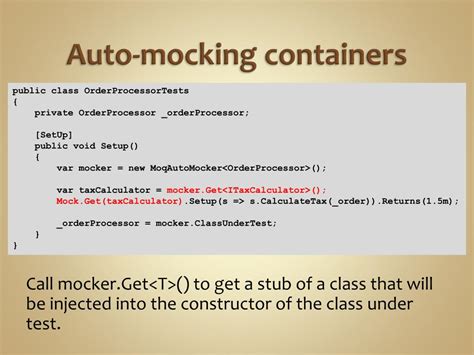 Ppt Using Moq Powerpoint Presentation Free Download Id1071382