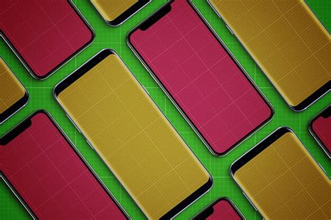 Premium Psd Mobile Screens Mockup