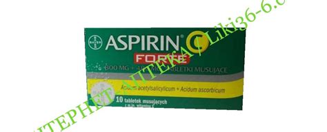 Асперин С Форте Asperin C Forte Acidum Acetylsalicylicum