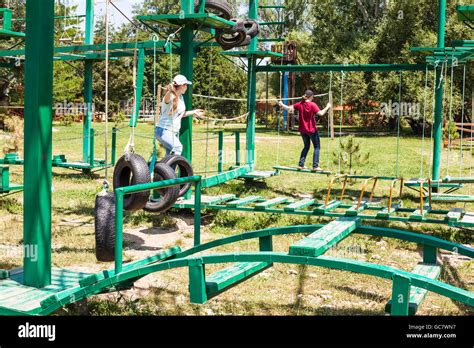 Obstacle Course Teen Hi Res Stock Photography And Images Alamy