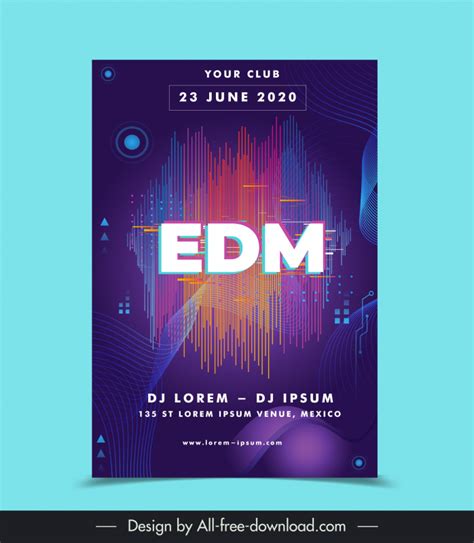 Edm Concert Poster