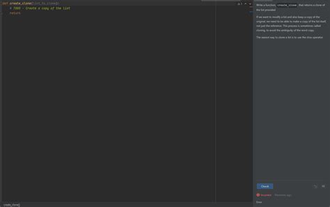 Solved Def Create Clone List To Clone Todo Create A Chegg Com