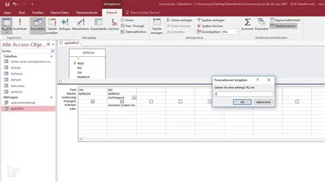 Use Input Prompts In Access Queries