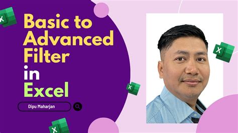 Basic To Advanced Filter In Excel In Nepali Youtube