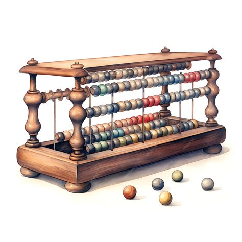Premium Ai Image Chinese Abacus An Early Counting Device Used For Calculations Illustration