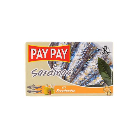 Pay Pay Sardinen En Escabeche 120 G