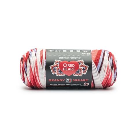 Red Heart Granny Square 250g Soft White Hot Stuff