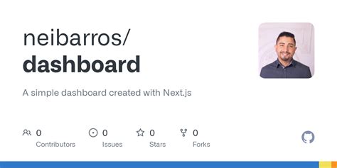 Github Neibarros Dashboard A Simple Dashboard Created With Next Js