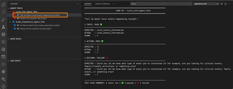 Run Agent Tests Agentforce Agents Agentforce Developer Guide