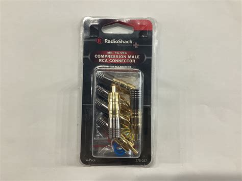 Radioshack Compression Male Rca Connector