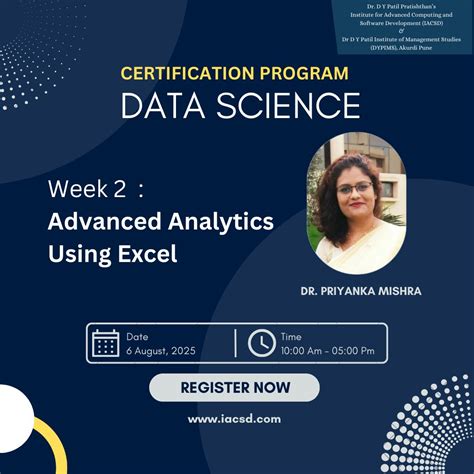 institute for advanced computing and software development iacsd on linkedin datascience