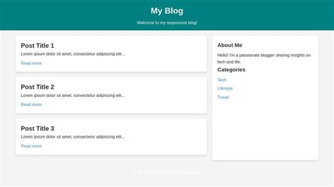Responsive Blog Layout