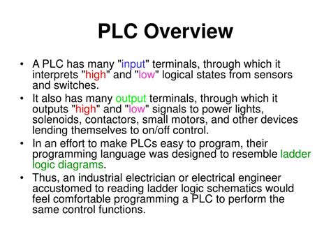 Ppt Programmable Logic Controller P L C Powerpoint Presentation Free Download Id3023010