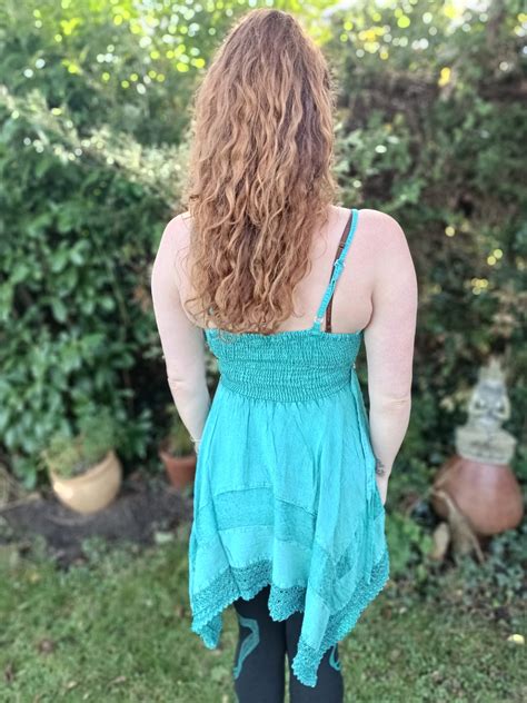 Pixie Top Light Blue Global Emporium Pixie Top Light Blue Global Emporium