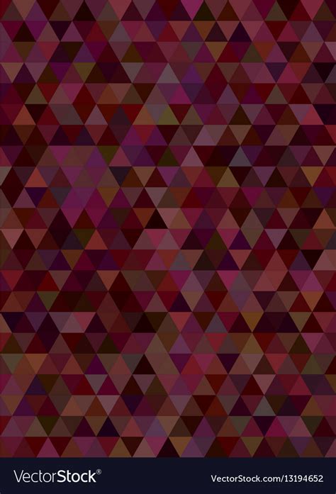 Dark Abstract Triangle Mosaic Background Design Vector Image