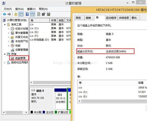 磁盘分区形式：主启动记录（mbr）和全局唯一标识分区表（gpt） csdn博客