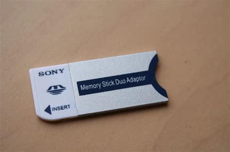 Sony Memory Stick A Sony Memory Stick Pro Adattatore Scheda Duo Eur 12