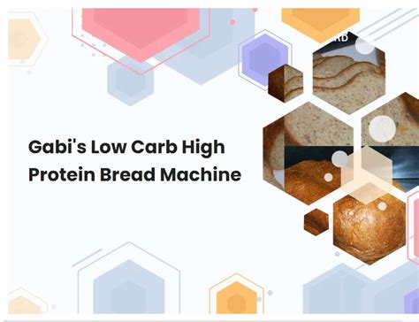 Gabis Low Carb High Protein Bread Machine