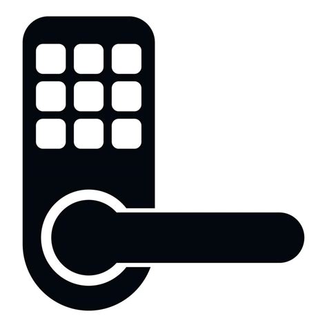 Door Padlock Icon Simple Vector Cipher Data 17326523 Vector Art At Vecteezy