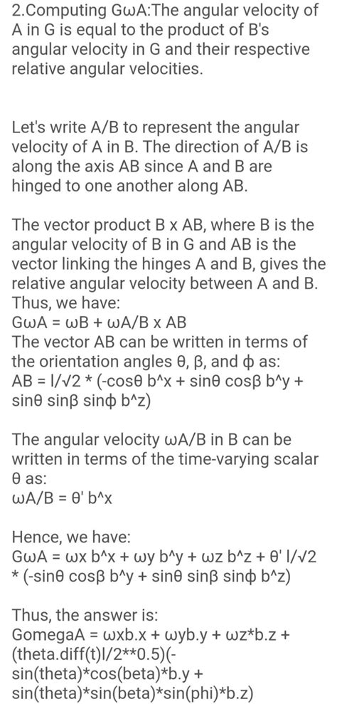 Solved 1dynamicsymbols And Scalars The Problems Scalars