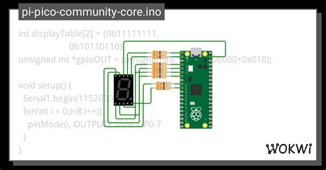 pi pico community o copy wokwi esp32 stm32 arduino simulator