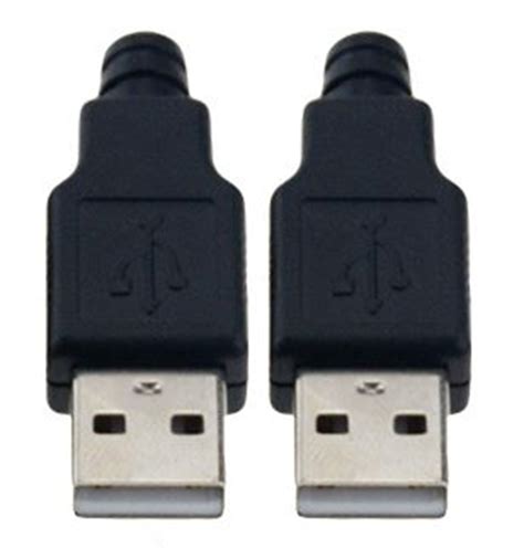 Pair USB 2 0 Type A Male Plug Female Socket 4 Pin Connector DIY Adapter All Top Notch