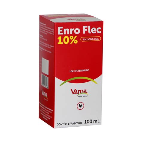 Enro Flec 10 Aves Frangos E Perus 100 Ml Vansil Empório Dos Animais