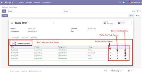 Task Subtasks Checklist V Store