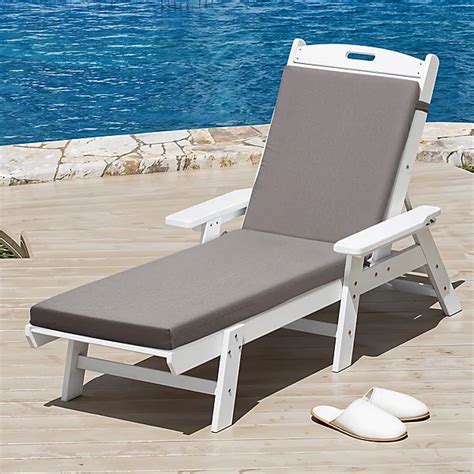 Supportive Resilient Leisure Comfortable Outdoor Sun Lounge Cushion