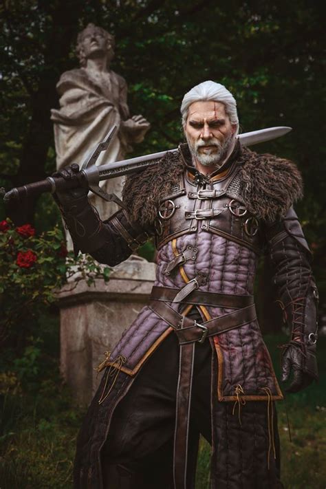 Geralt Of Rivia Cosplay Maul Cosplay Geralt Witcher 3 Costume