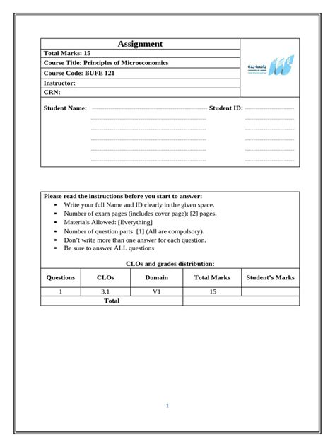 Assignment Bufe 121 Bcfe211 Pdf