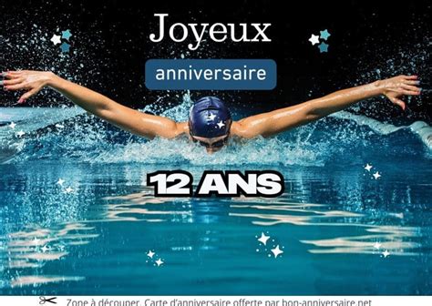Cartes Joyeux Anniversaire 12 Ans Pour Un Garçon Souhaiter Un Joyeux