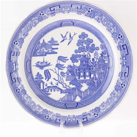 Antique Blue Willow Pattern Porcelain Ceramic Plate Antique Auctions