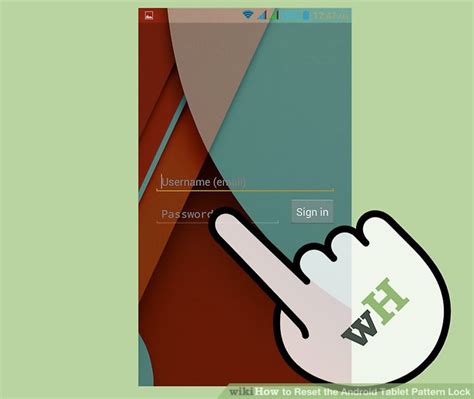 How To Reset The Android Tablet Pattern Lock Steps