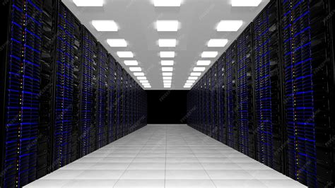 premium photo 3d rendering of dataceter with data backup text